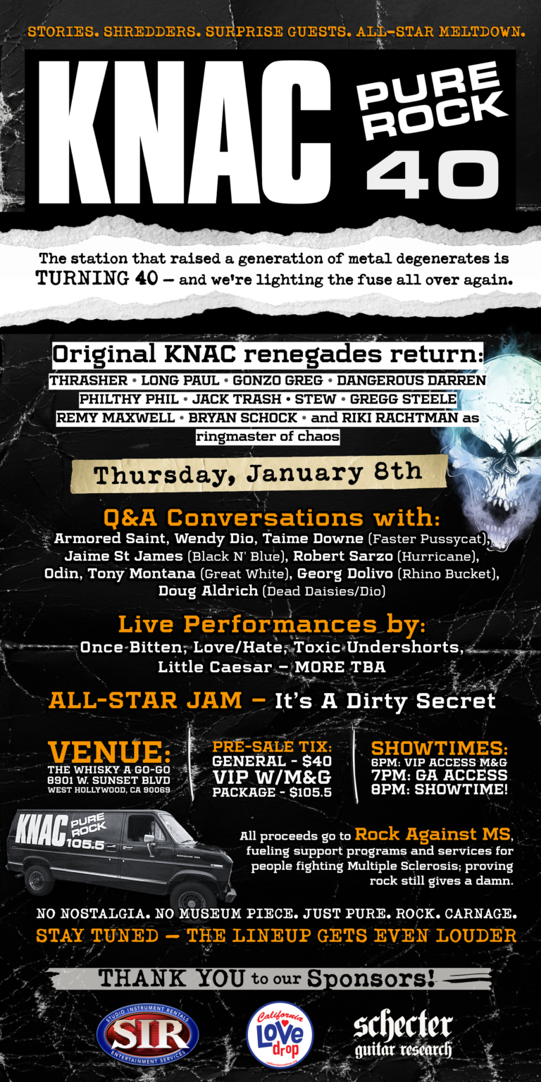 KNAC40 – Celebrating 40 Years of Pure Rock KNAC!